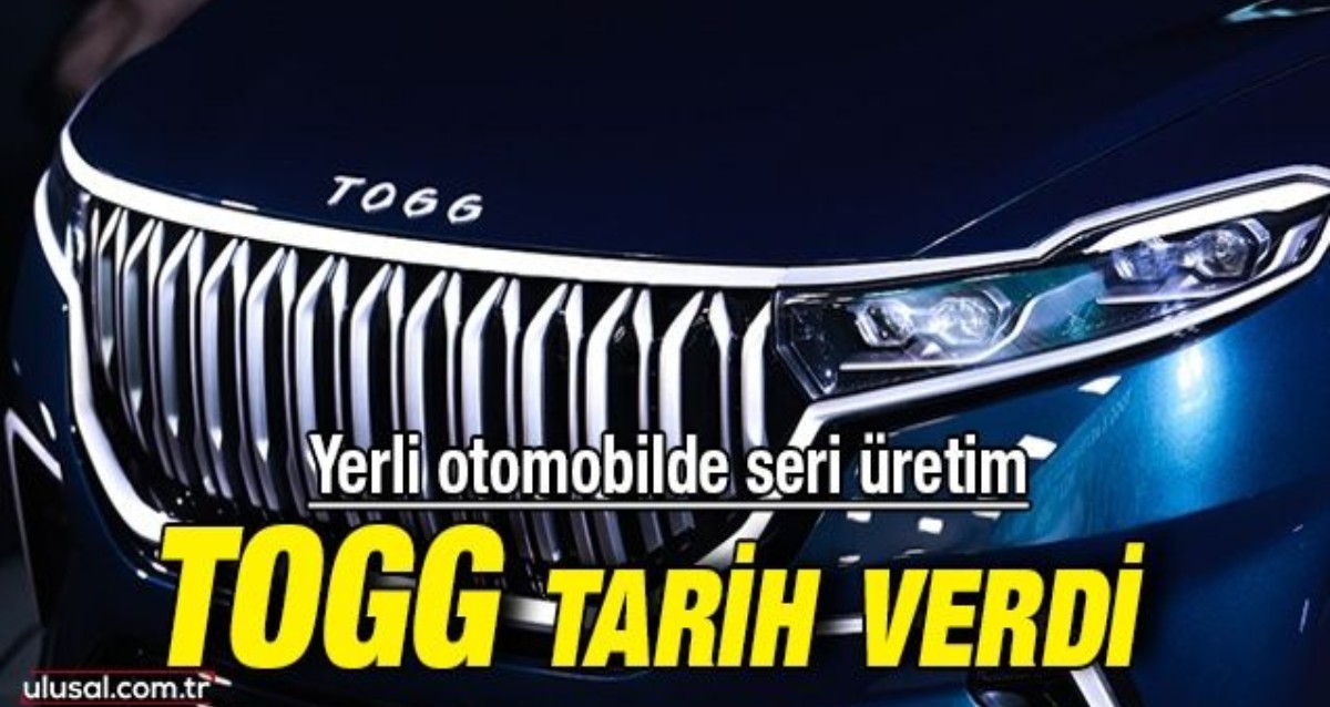 TOGG tarih verdi: Gemlik Tesisi seri üretime hazırlanıyor